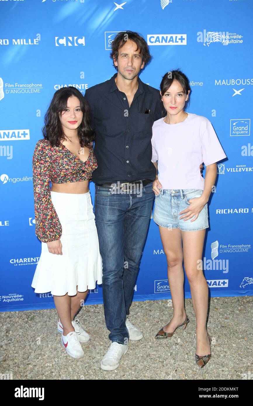 Melissa Guers, Stephane Demoustier and Anais Demoustier pose at the La ...