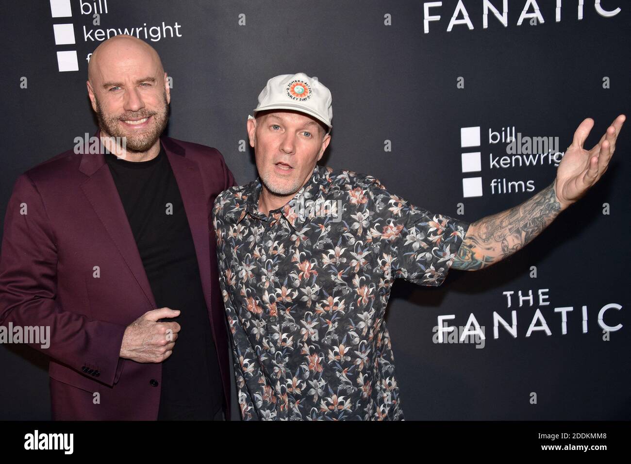 John Travolta and Fred Durst attend the premiere of Quiver Distribution ...