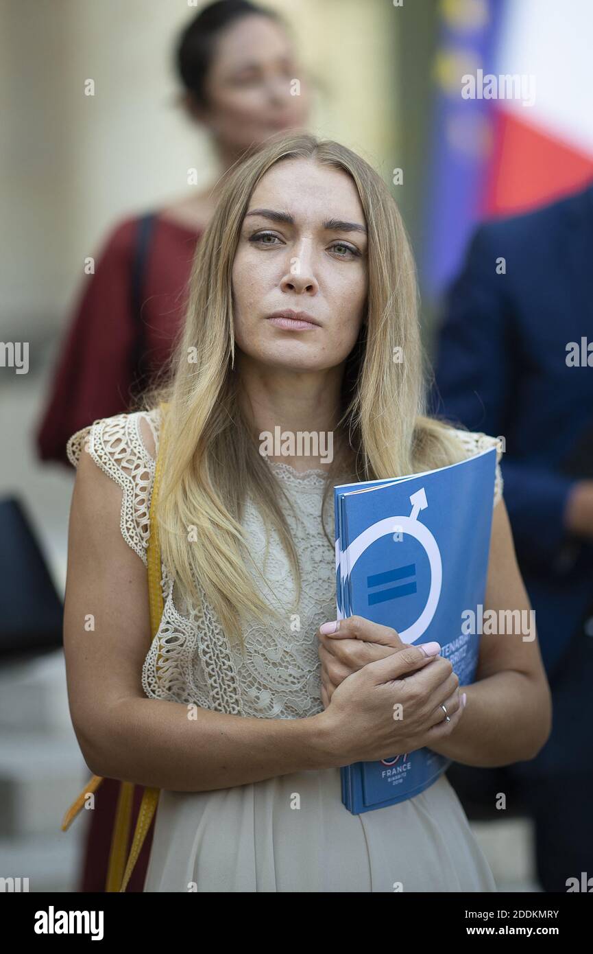 Leader Of The Feminist Activist Group Femen Inna Shevchenko After A