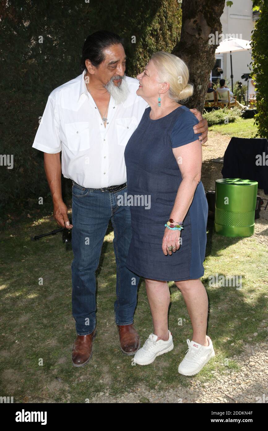 Josiane Balasko and her husband George Aguilar attend L'Esprit de ...