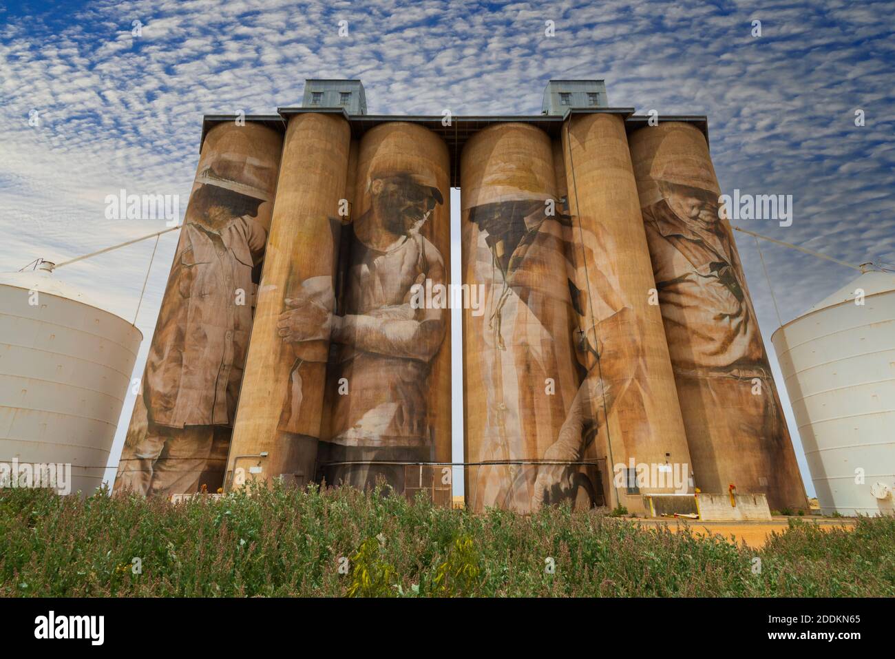 Silo Art Trail at Brim in Country Victoria, Australia Stock Photo - Alamy