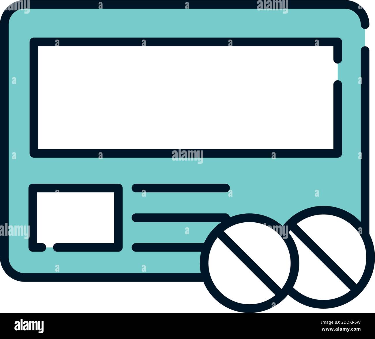 health medicine capsule pharmacy line and fill vector illustration ...