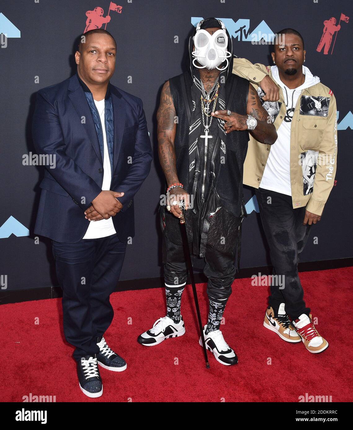 Vin Rock, Treach, and DJ Kay Gee of Naughty By Nature attend the 2019 ...