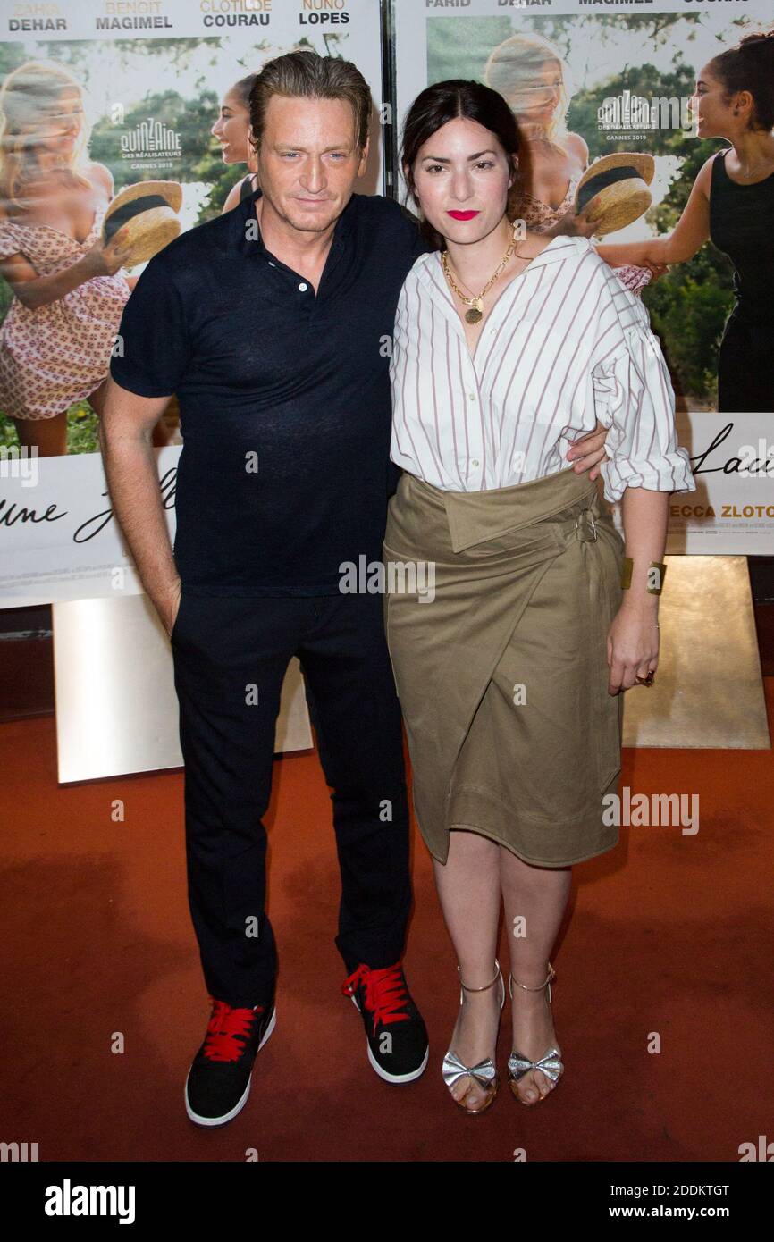 Benoit Magimel and Rebecca Zlotowski attends the 'Une Fille Facile ...