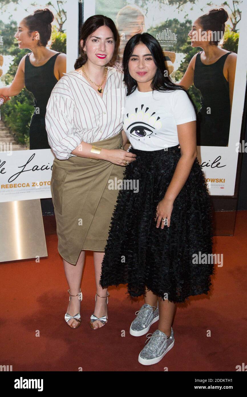 Rebecca Zlotowski and Mina Farid attends the 'Une Fille Facile' Paris Film Premiere At UGC Cine ...