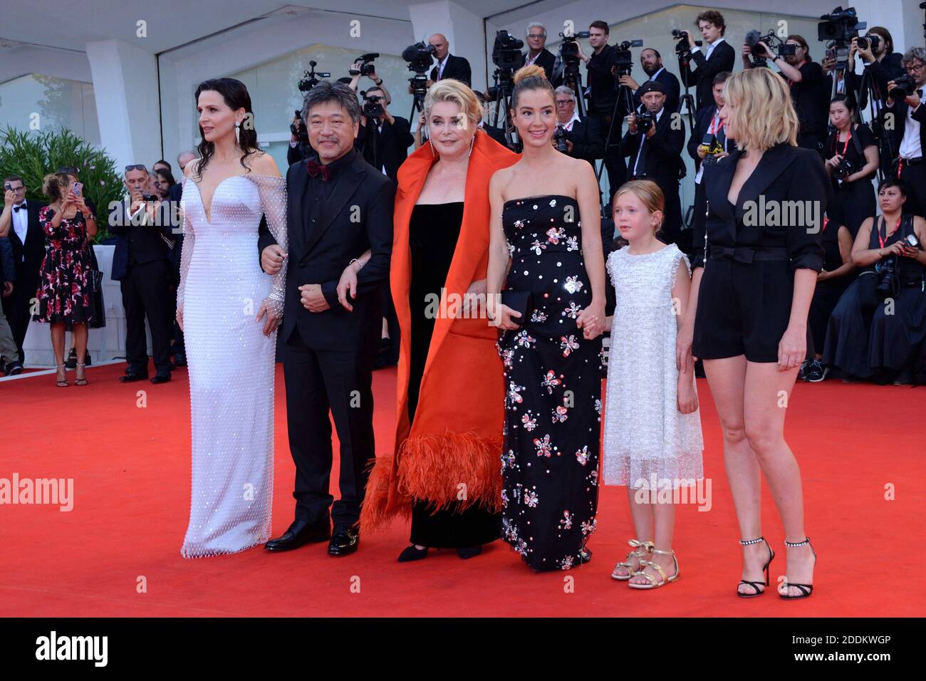 Juliette Binoche, Hirokazu Koreeda, Catherine Deneuve, Manon Clavel ...