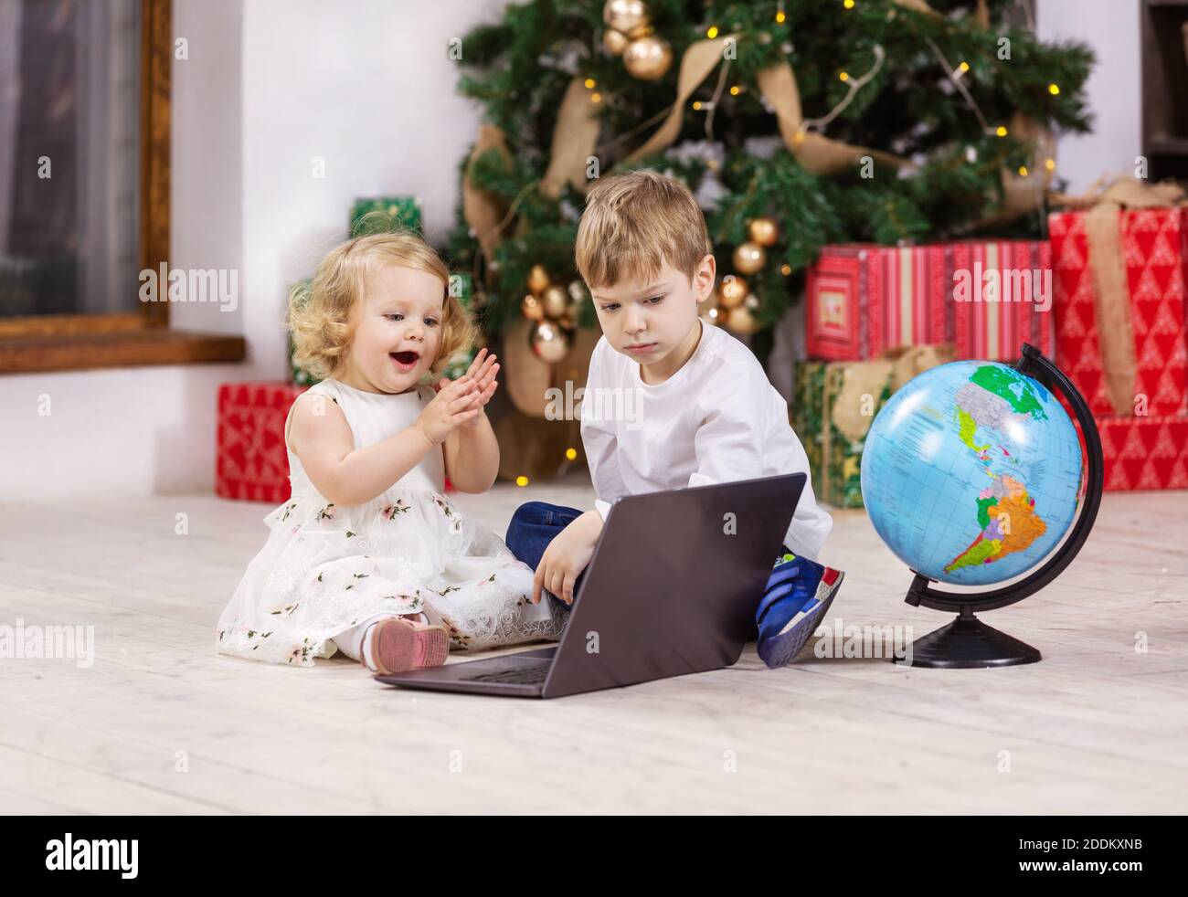 Boy Watching Computer Game High Resolution Stock Photography and Images ...