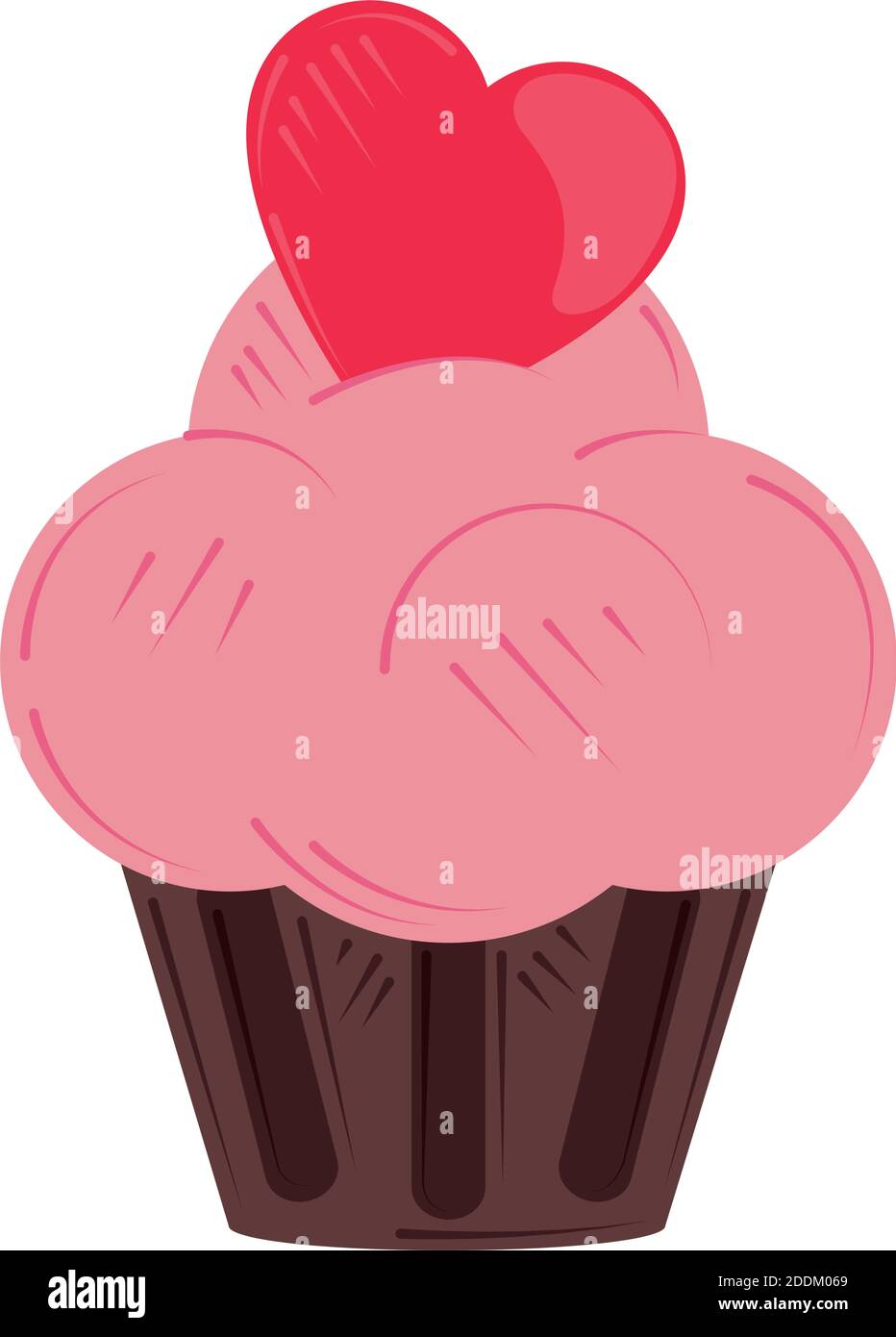 Valentine Cupcake Clip Art