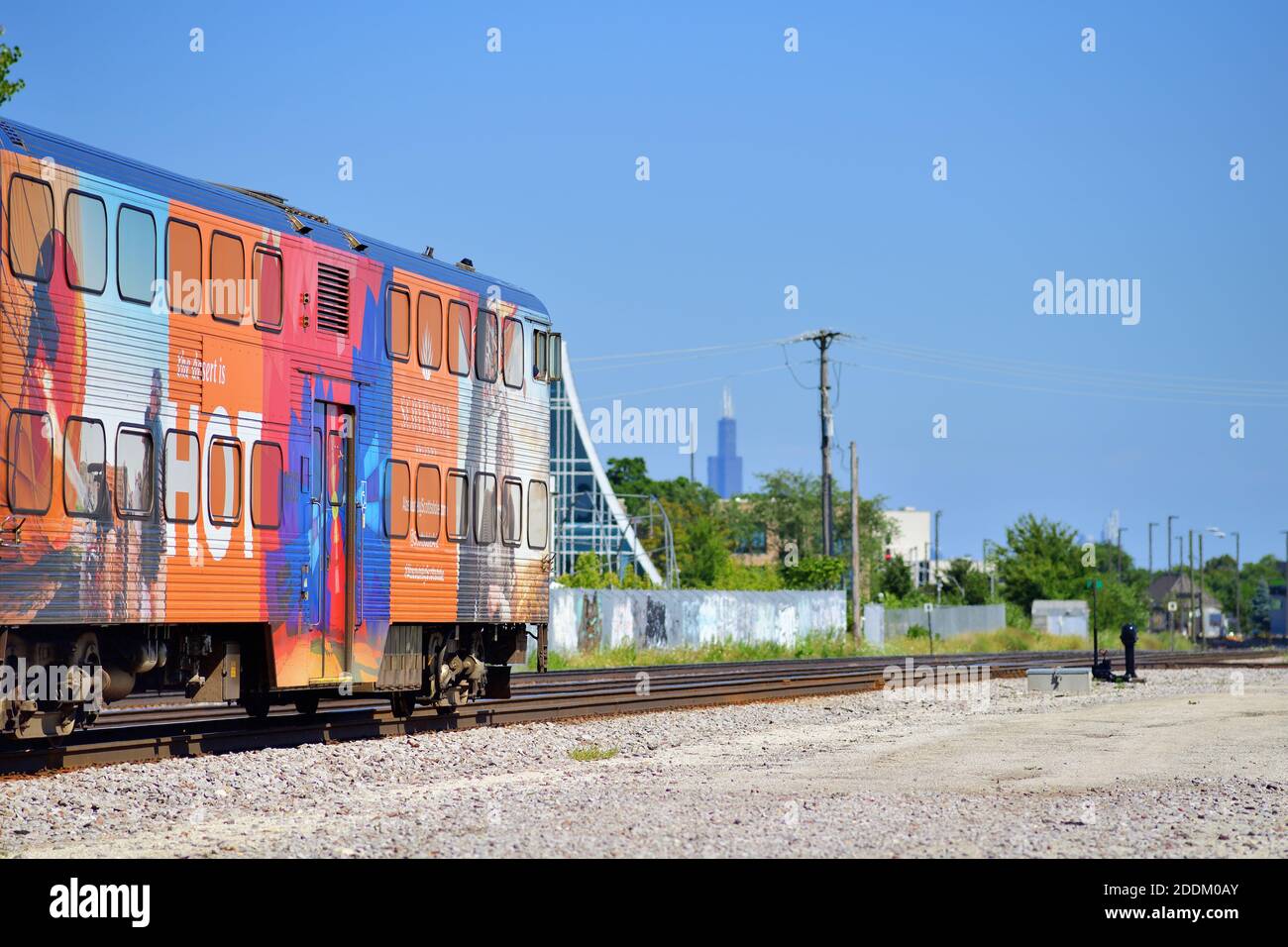 Metra railway car hi-res stock photography and images - Alamy