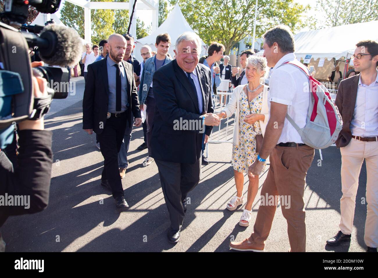 President of Senate Gerard Larcher attending ‘Les Republicains’ (LR ...