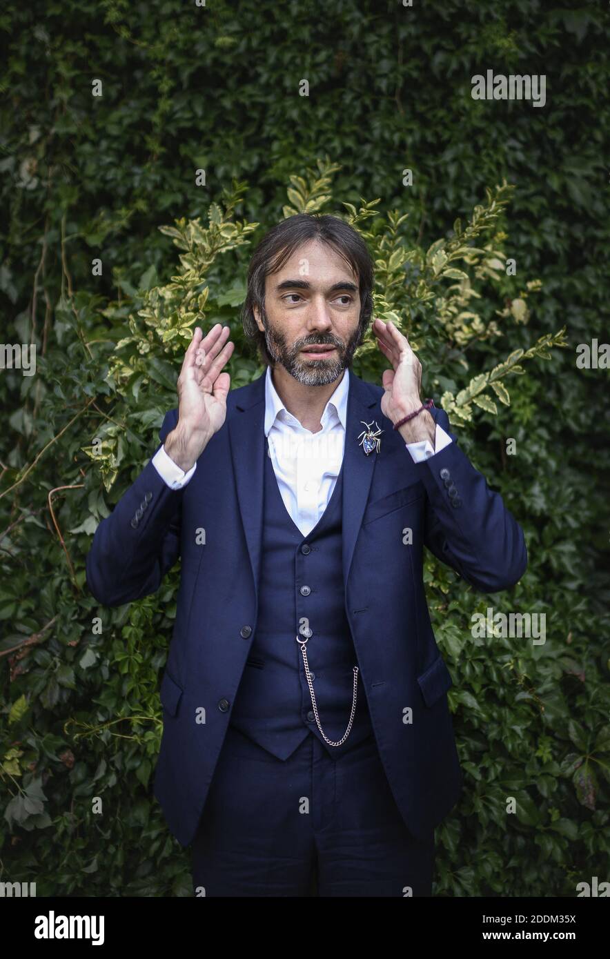 Exclusive - PORTRAIT : Cedric Villani poses during a photo session in ...