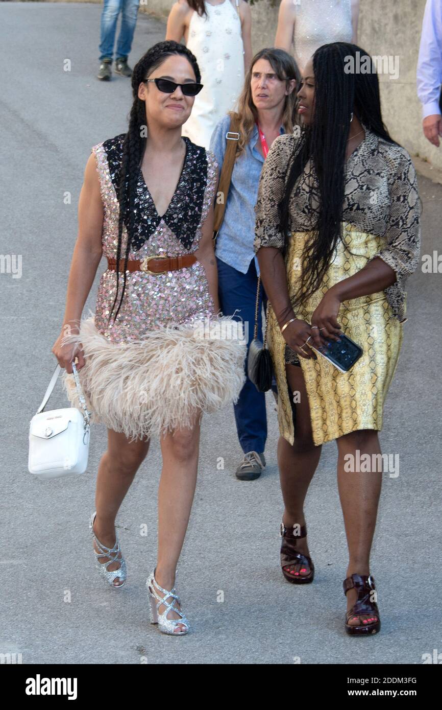 Tessa Thompson leaving the MiuMiu event as part of the 76th Venice ...