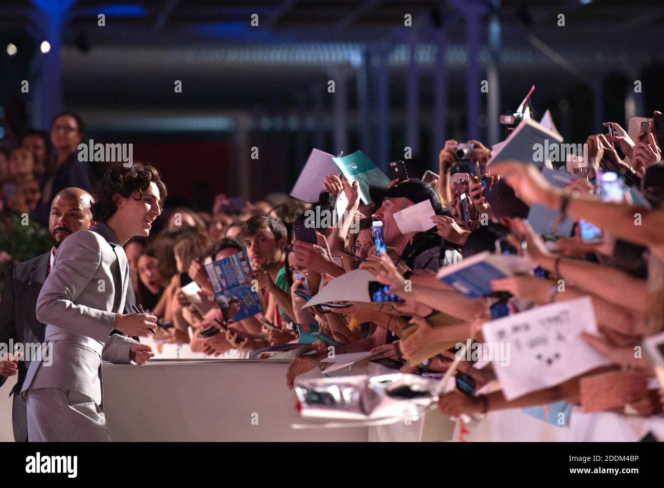 Timothee chalamet fans hi-res stock photography and images - Alamy