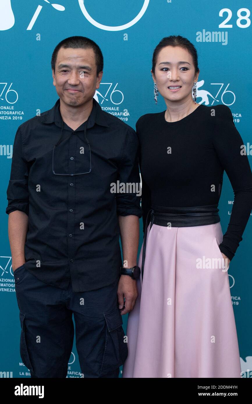 Director Lou Ye and Gong Li attending the Saturday Fiction Photocall as ...