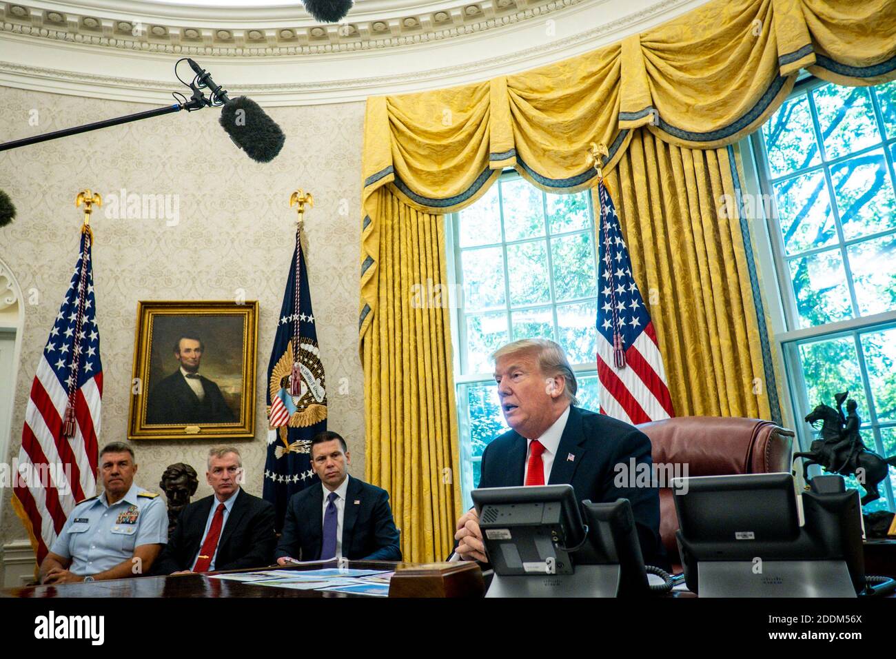 Commandant of the U.S. Coast Guard, Admiral Karl Schultz, Rear Admiral ...