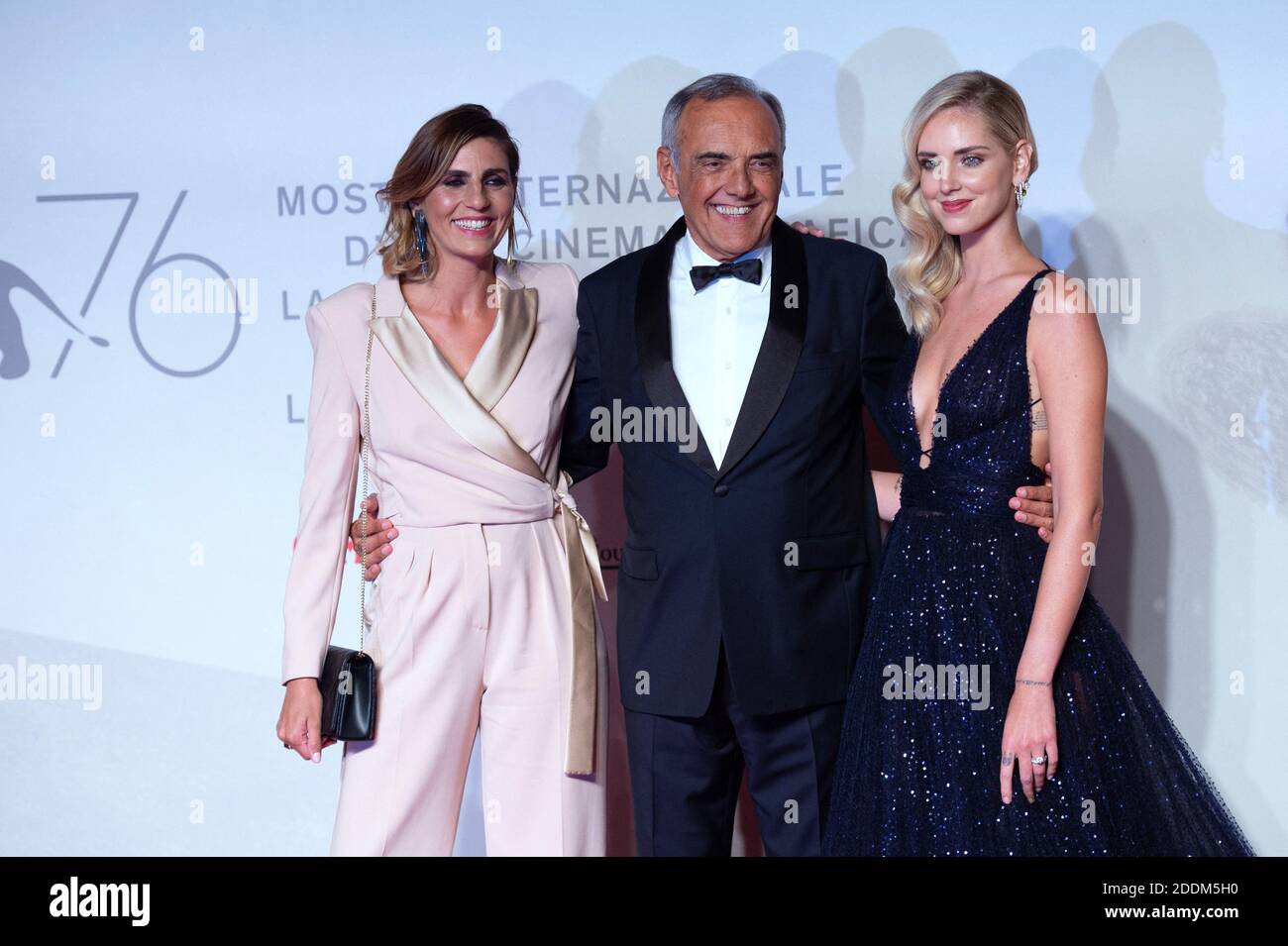 Elisa Amoruso, Alberto Barbera and Chiara Ferragni attending the Chiara ...
