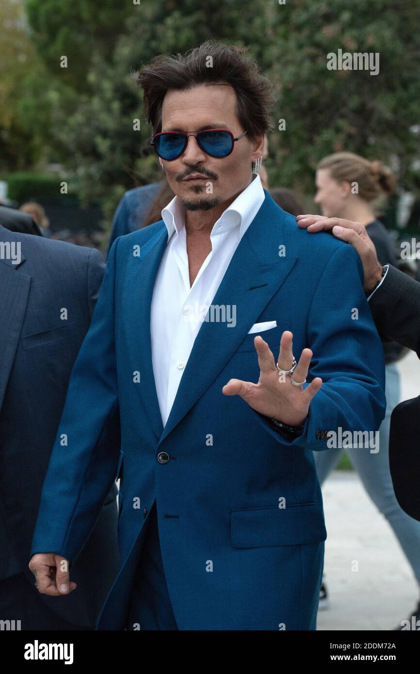 Johnny Depp arriving on the Lido as part of the 76th Venice ...