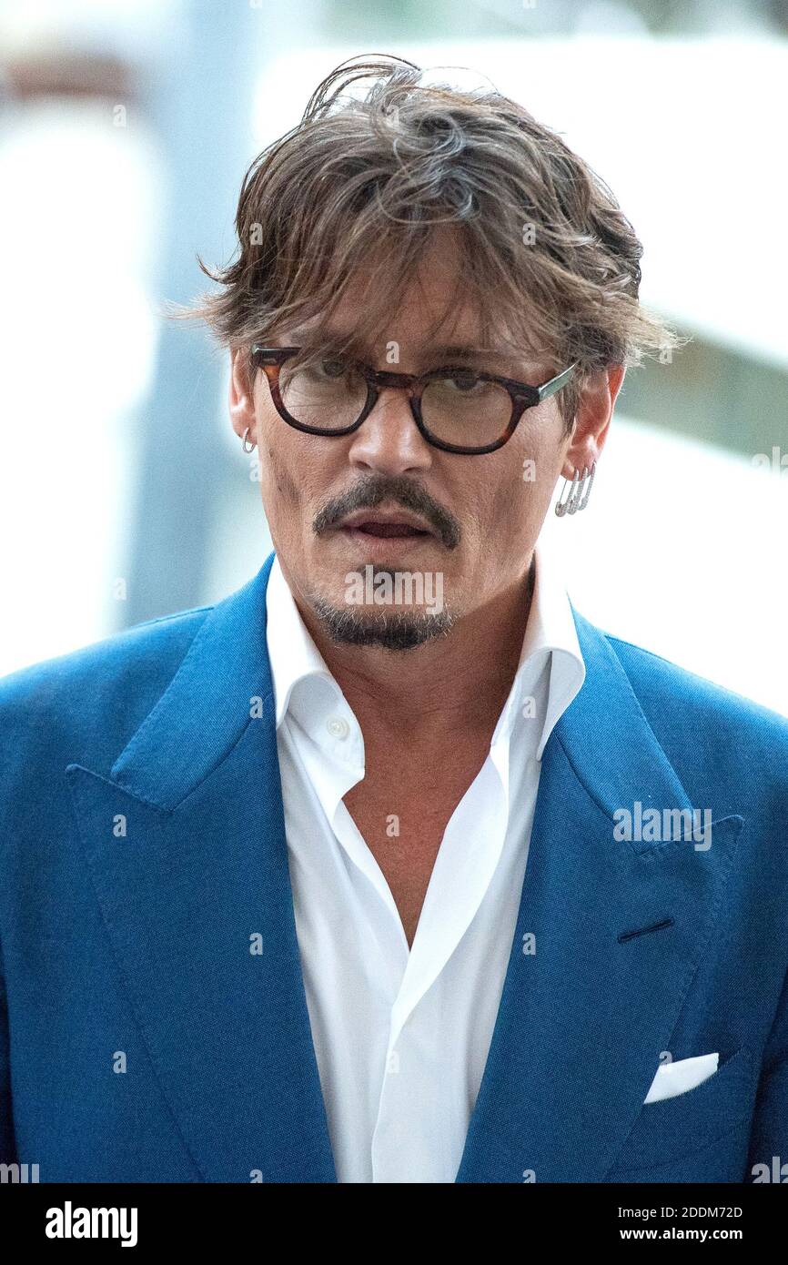 Johnny Depp arriving at the Casino as part of the 76th Venice ...
