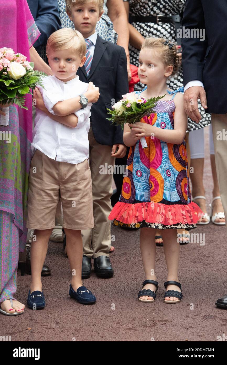 Prince Jacques of Monaco and Princess Gabriella of Monaco attend the ...