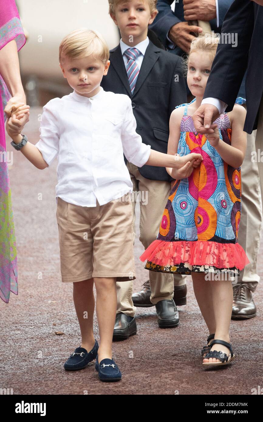 Prince Jacques of Monaco and Princess Gabriella of Monaco attend the ...