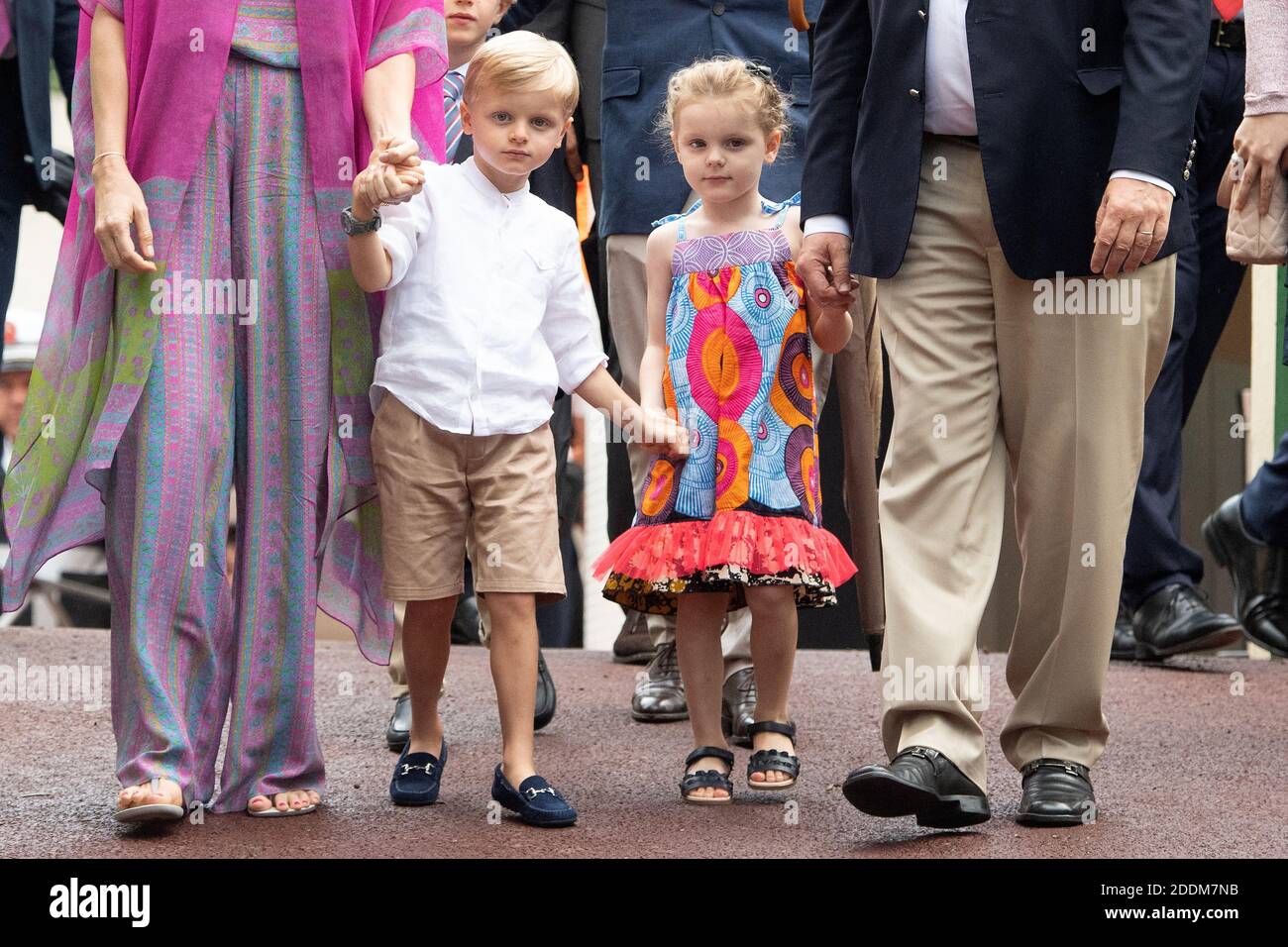 Prince Jacques of Monaco and Princess Gabriella of Monaco attend the ...