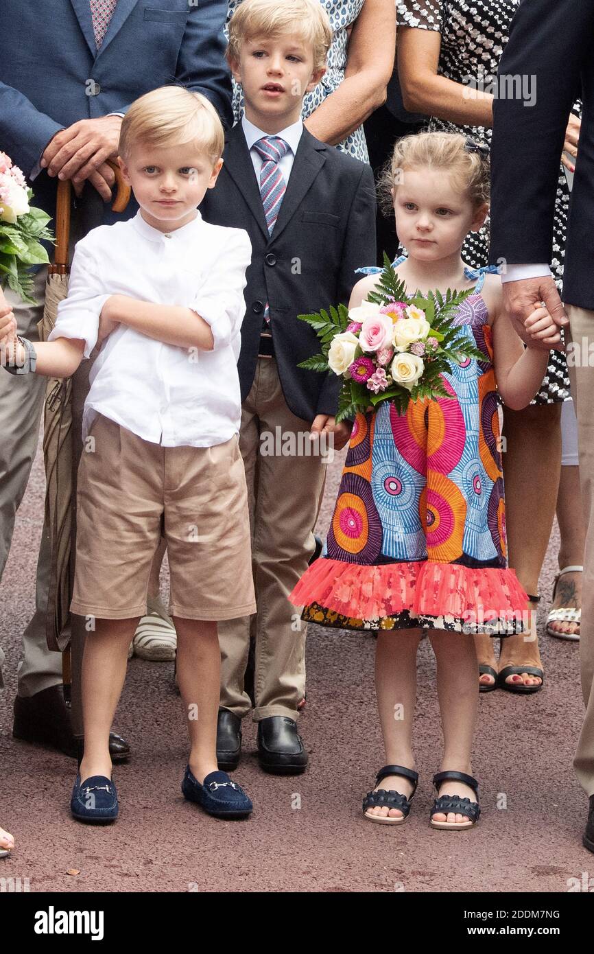 Prince Jacques of Monaco and Princess Gabriella of Monaco attend the ...