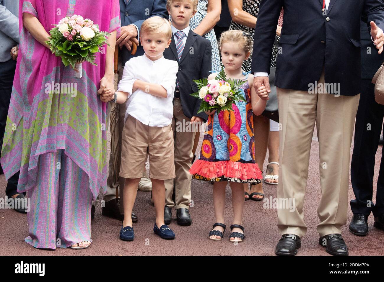 Prince Jacques of Monaco and Princess Gabriella of Monaco attend the ...