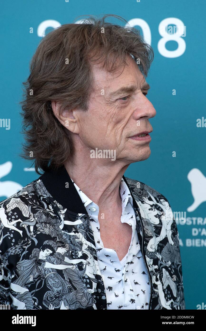 Mick Jagger attending The Burnt Orange Heresy Photocall as part of the ...