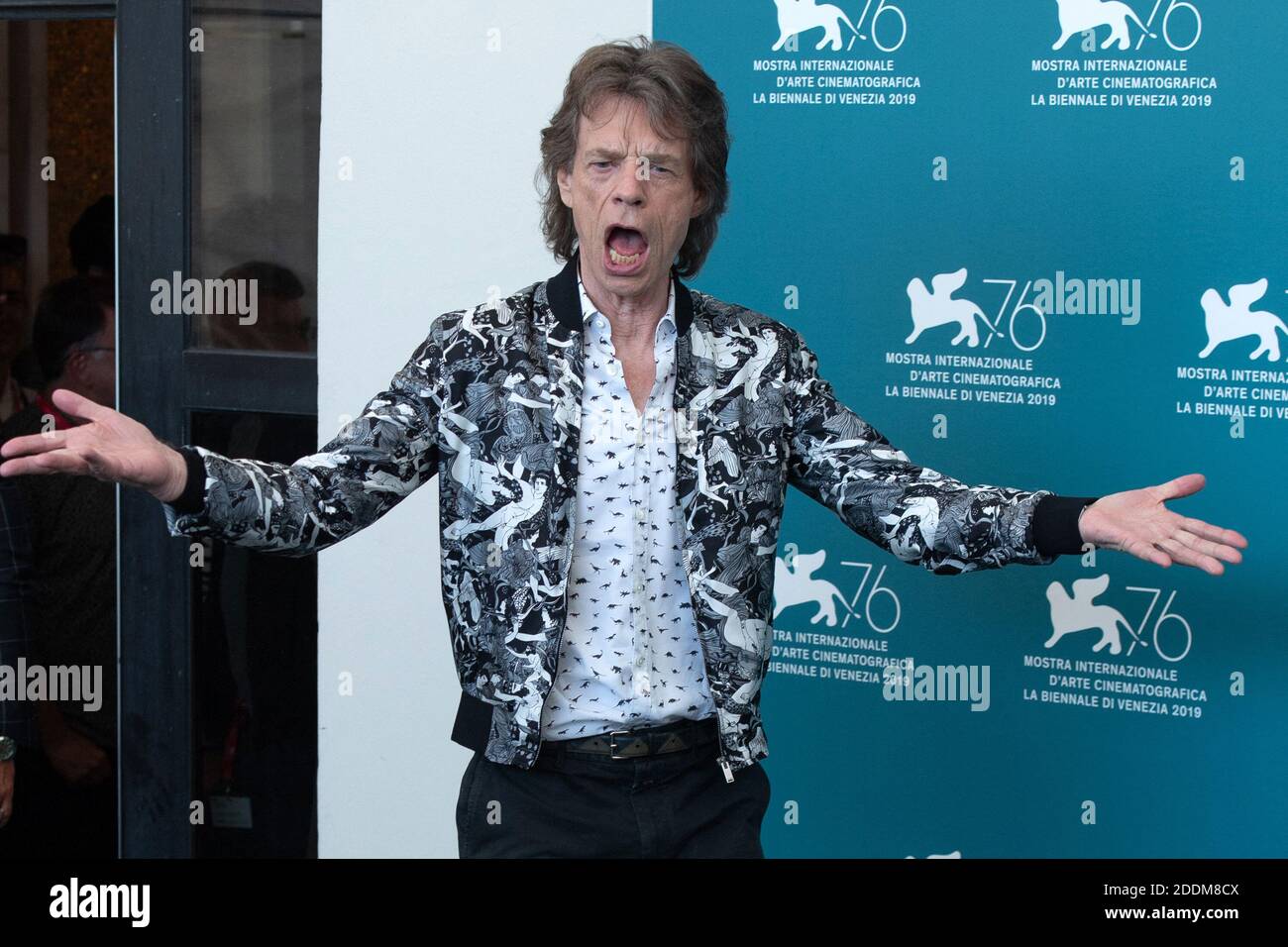 Mick Jagger attending The Burnt Orange Heresy Photocall as part of the ...