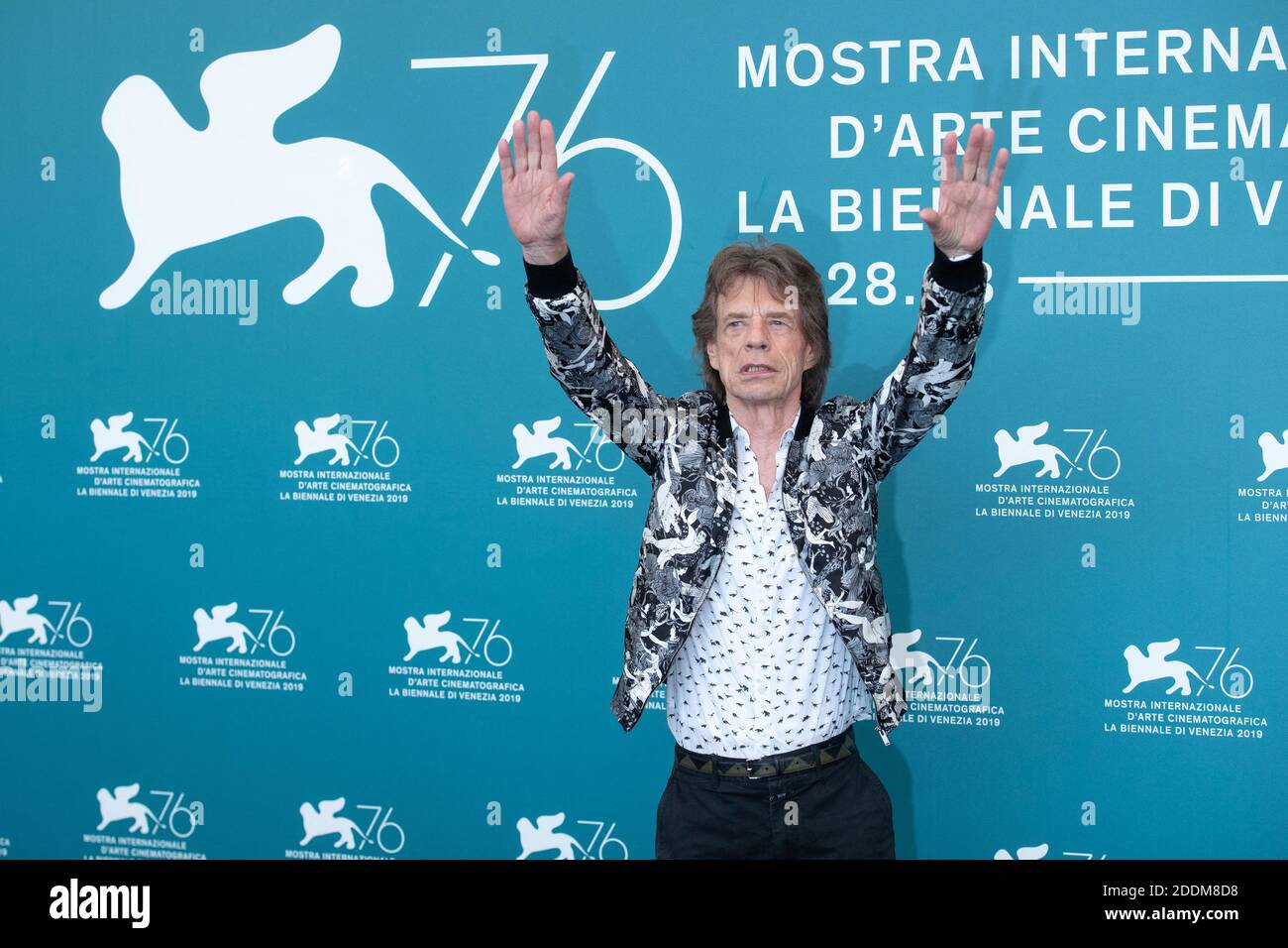 Mick Jagger attending The Burnt Orange Heresy Photocall as part of the ...