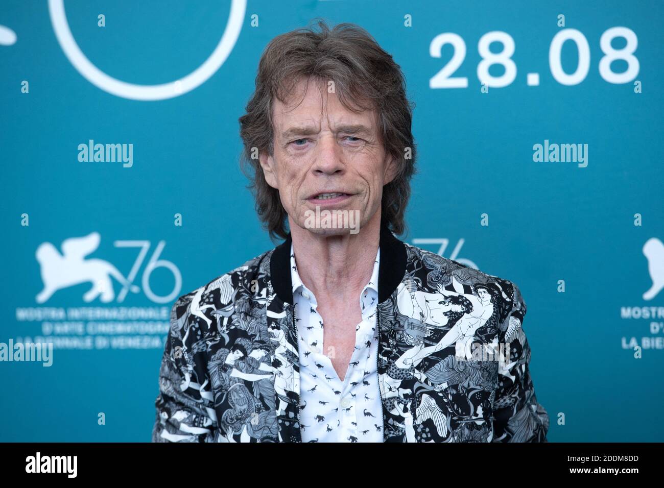 Mick Jagger attending The Burnt Orange Heresy Photocall as part of the ...