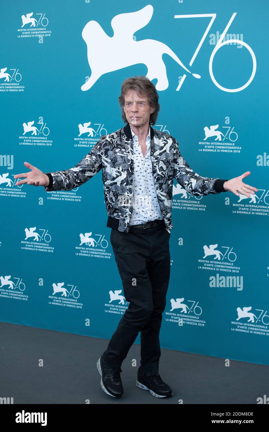Mick Jagger attending The Burnt Orange Heresy Photocall as part of the ...