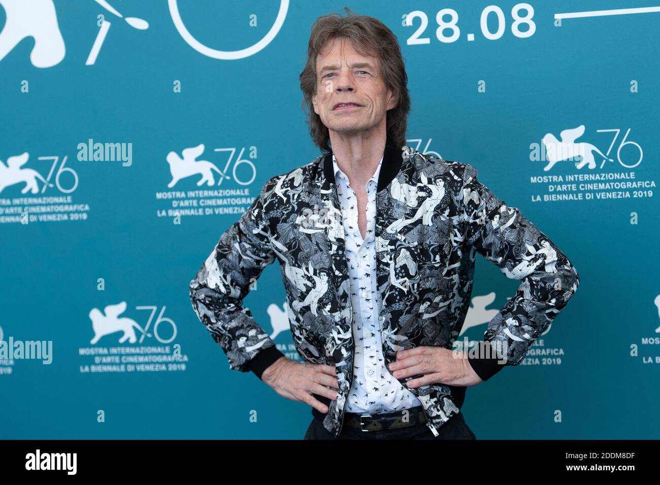 Mick Jagger attending The Burnt Orange Heresy Photocall as part of the ...
