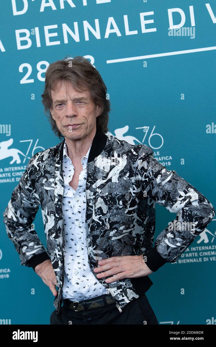 Mick Jagger attending The Burnt Orange Heresy Photocall as part of the ...