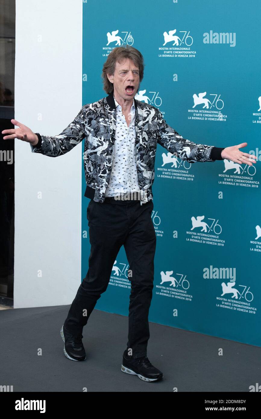 Mick Jagger attending The Burnt Orange Heresy Photocall as part of the ...