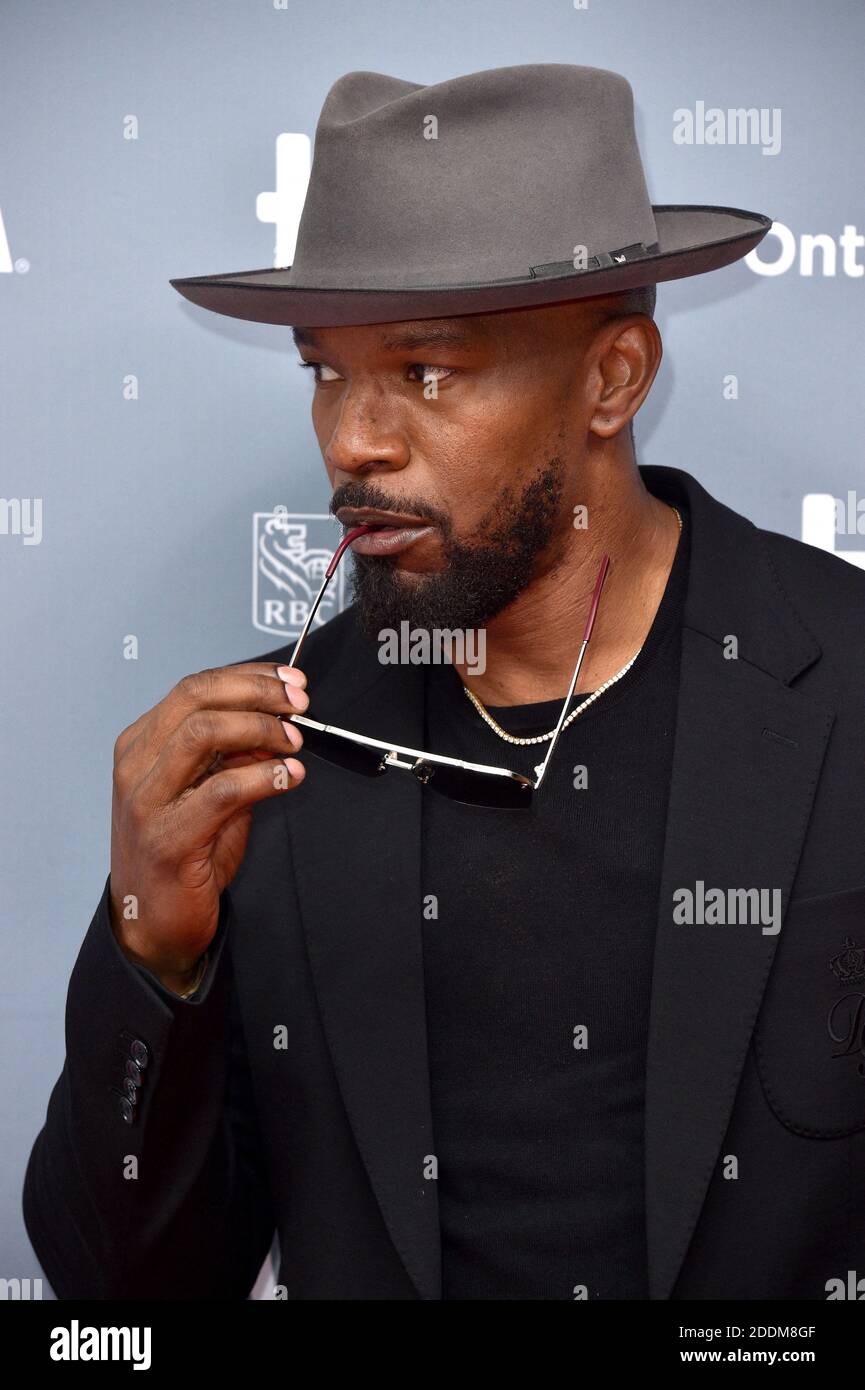 Jamie Foxx attends the "Just Mercy" press conference during the 2019 ...