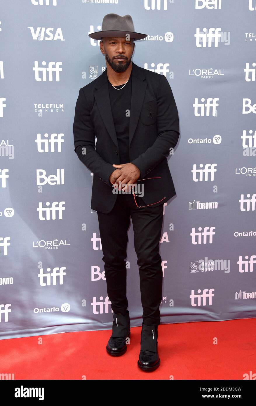 Jamie Foxx attends the "Just Mercy" press conference during the 2019 ...