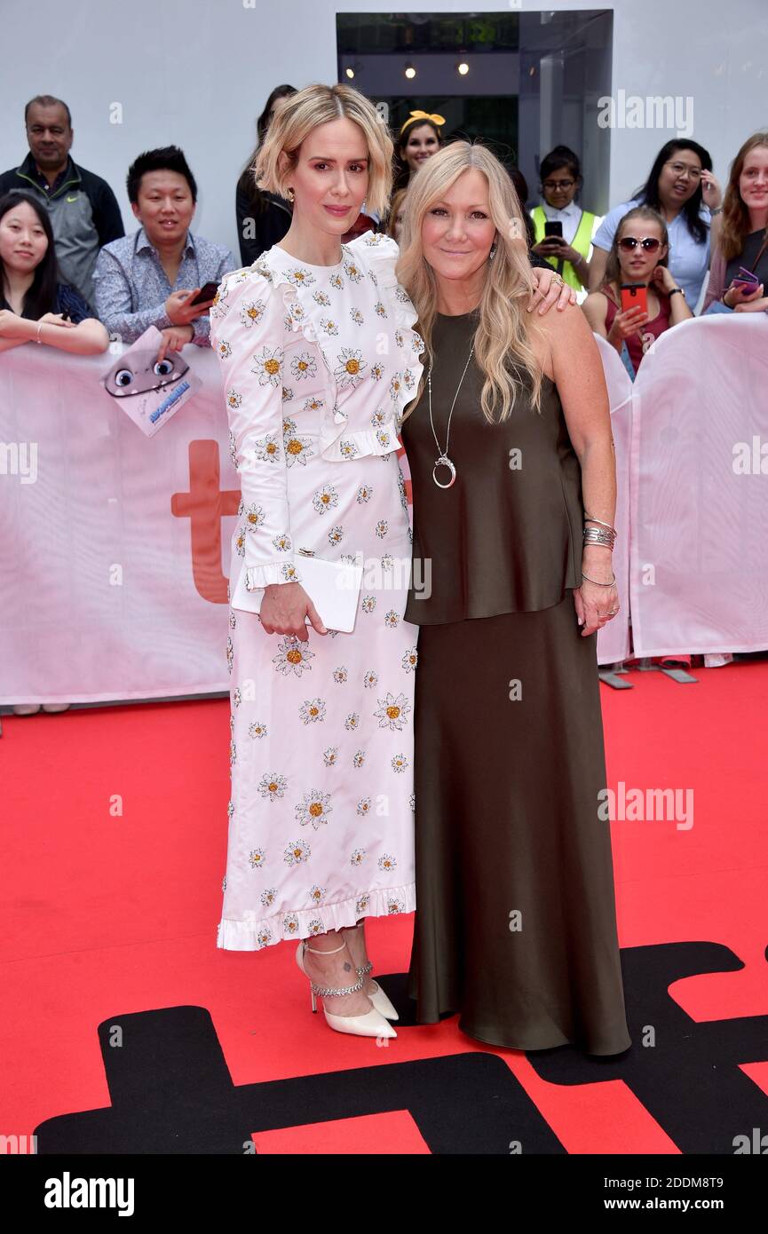 Sarah Paulson, Jill Culton attend the "Abominable" premiere during the ...