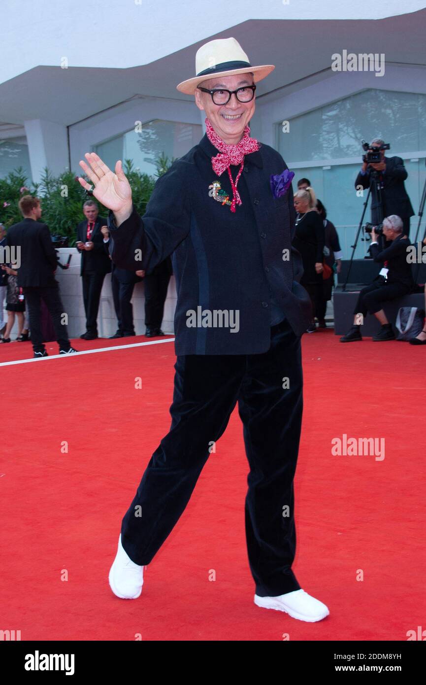Yonfan attending the closing red carpet as part of the 76th Venice ...