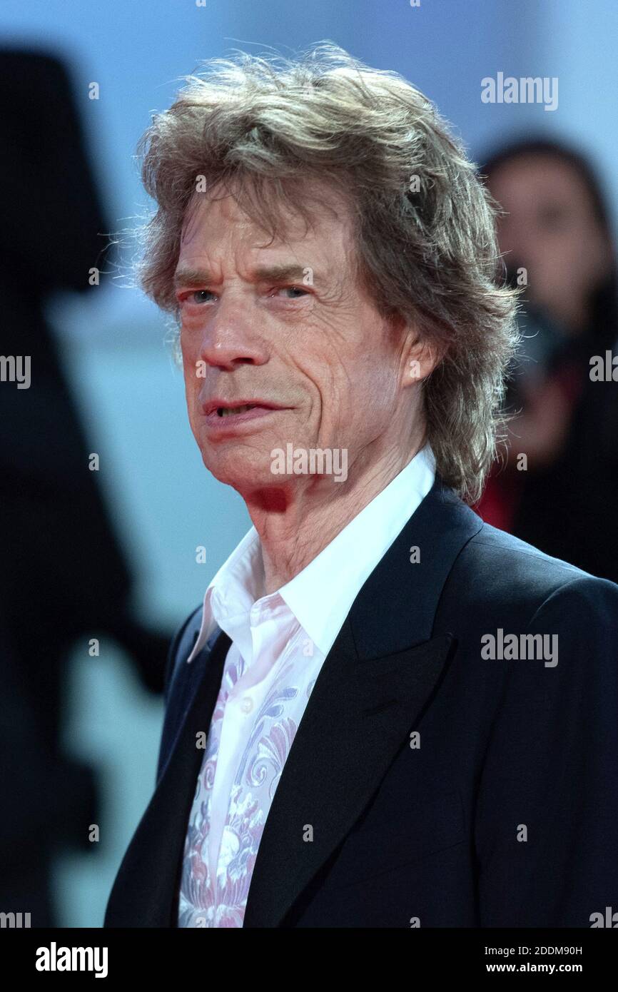 Mick Jagger attending The Burnt Orange Heresy Premiere as part of the ...