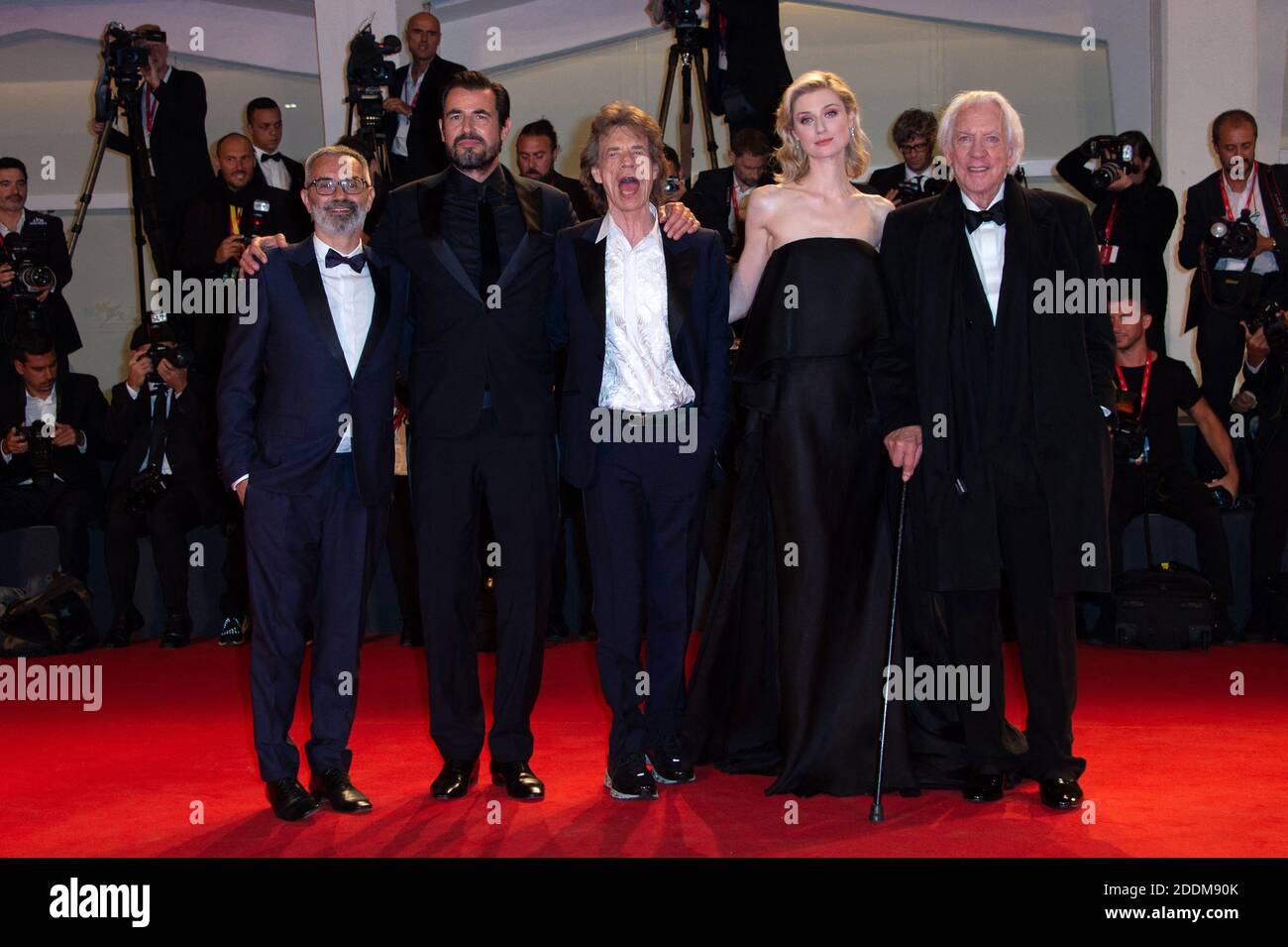 Director Giuseppe Capotondi, Claes Bang, Mick Jagger, Elizabeth Debicki ...