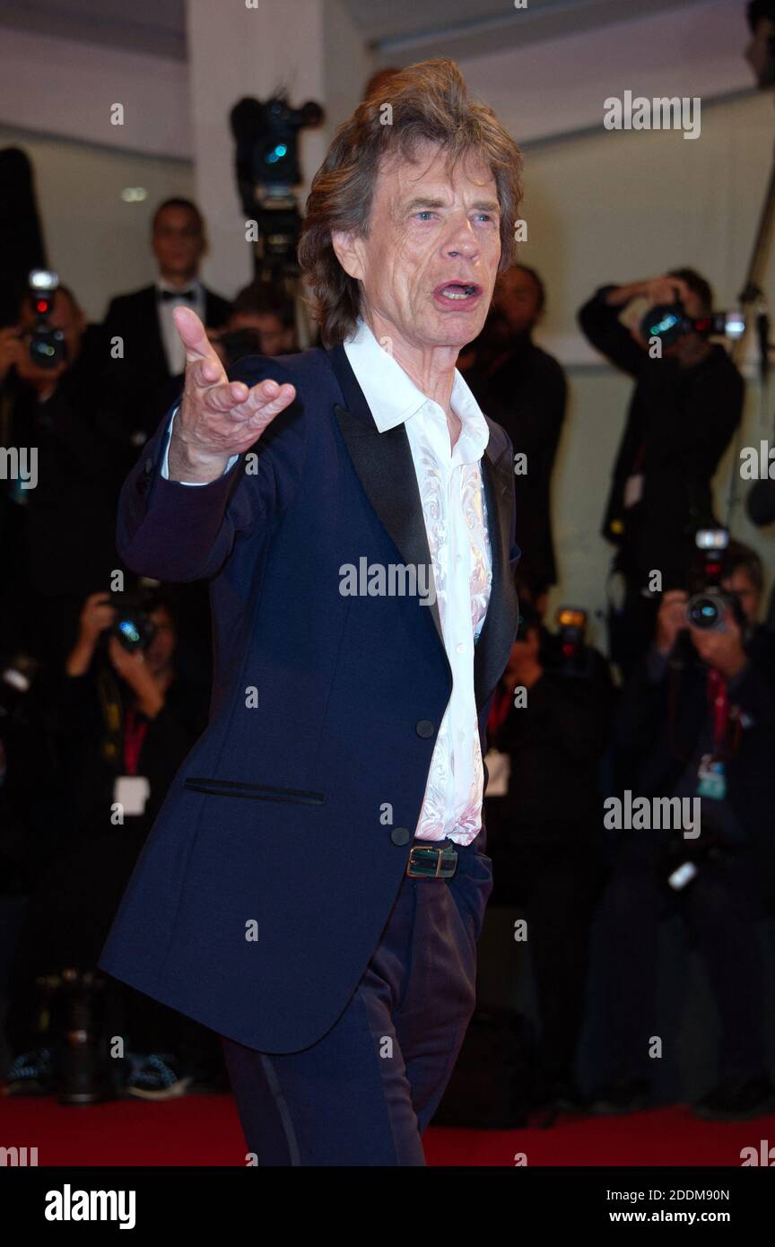 Mick Jagger attending The Burnt Orange Heresy Premiere as part of the ...