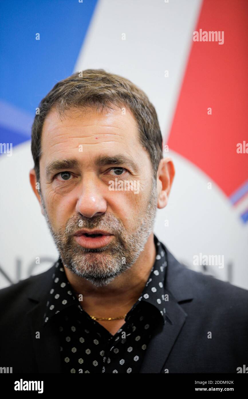 French Interior Minister Christophe Castaner at La Republique En Marche ...