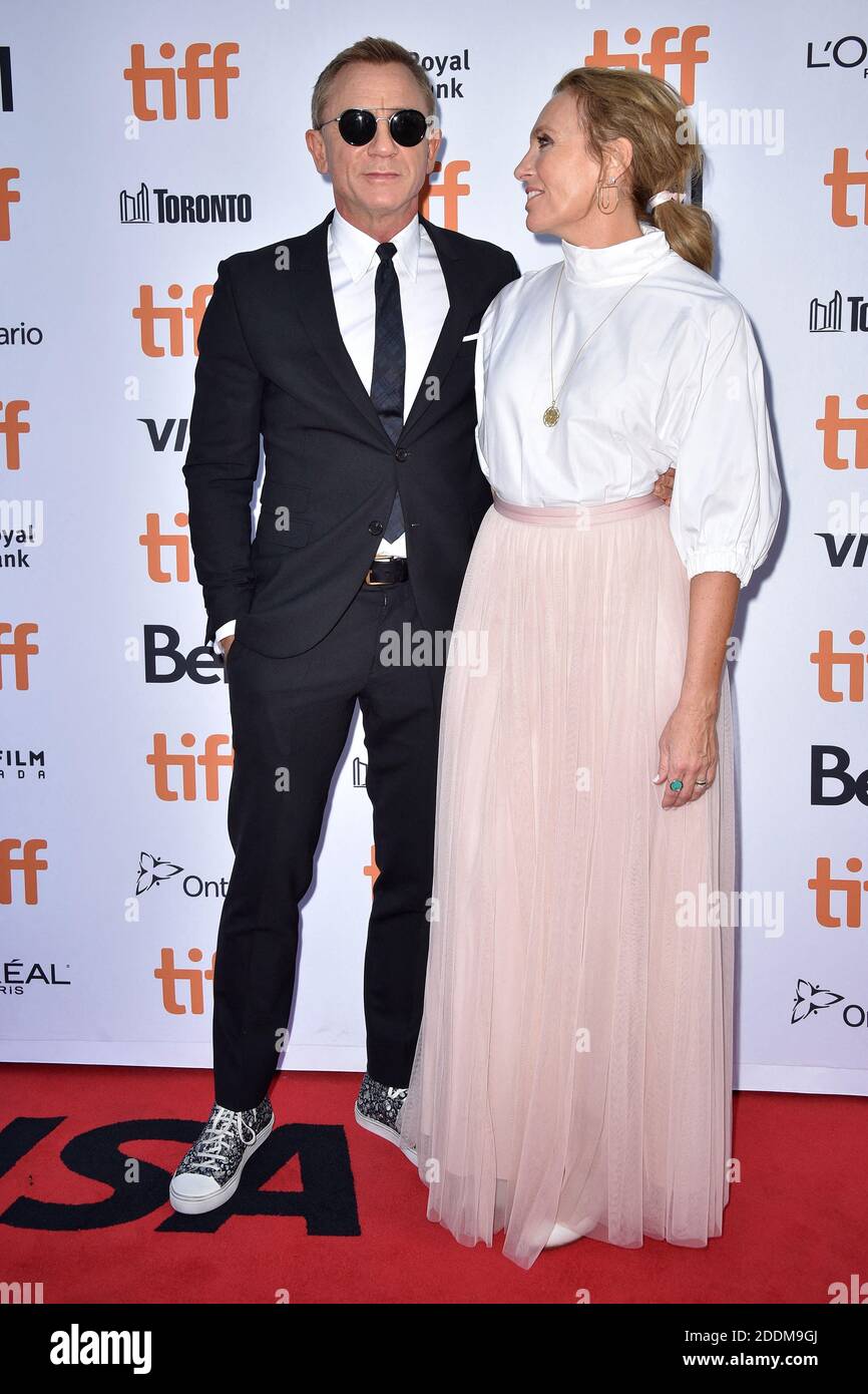 Daniel Craig, Toni Collette attend the "Knives Out" premiere during the ...