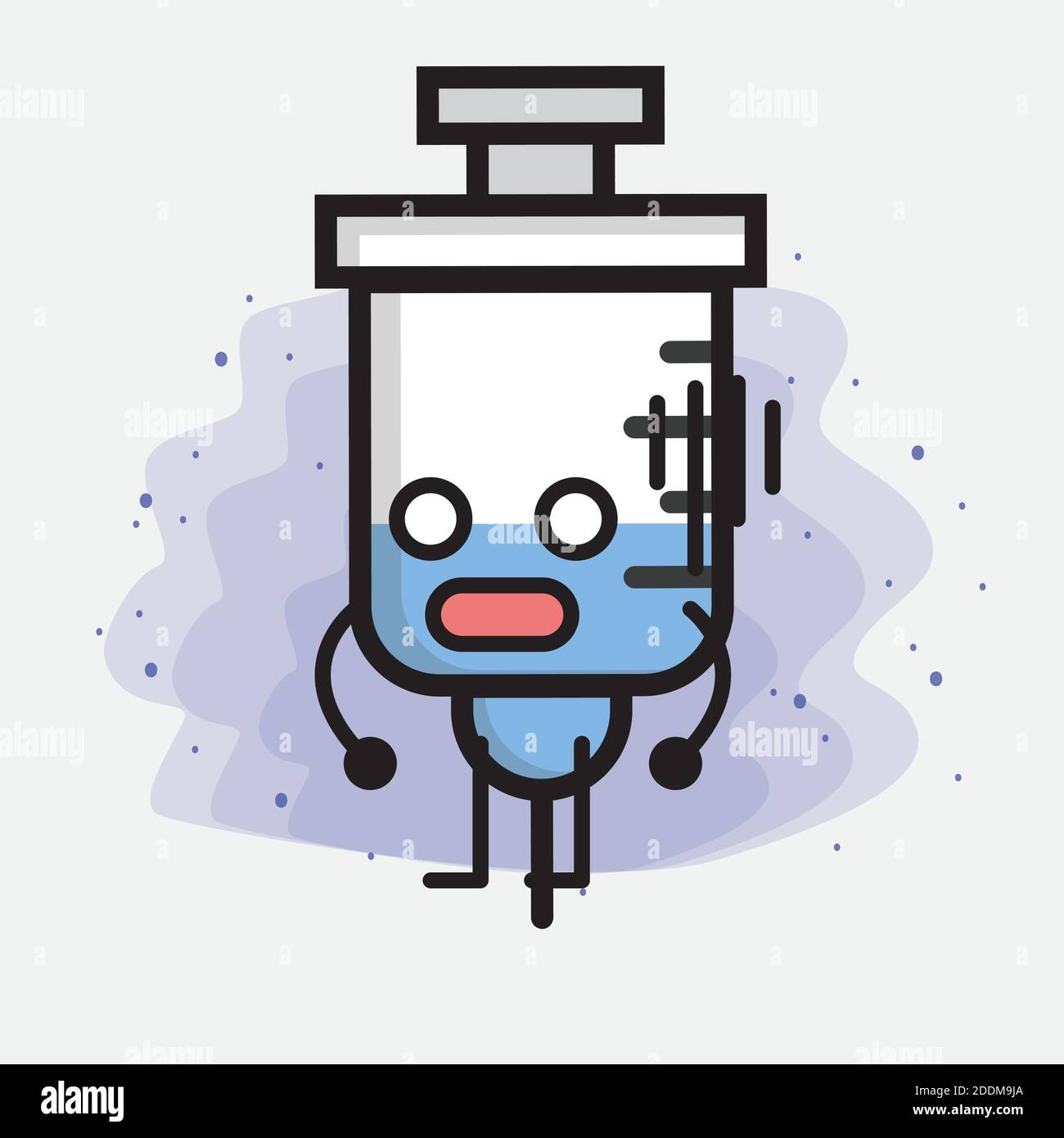 Cute Medical Syringe Vector Icon Illustration Stock Vector Image & Art ...