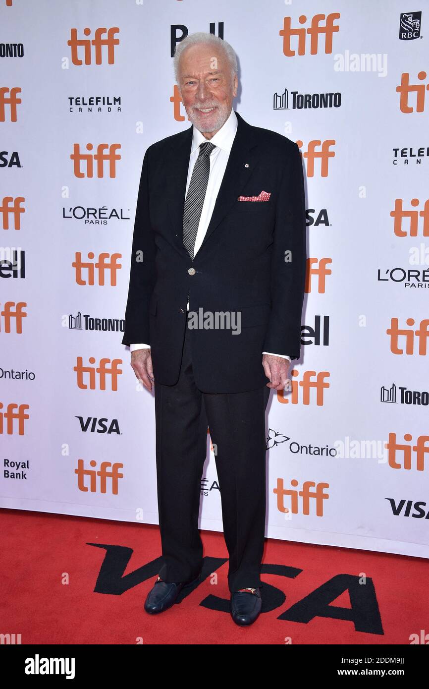 Christopher Plummer attends the "Knives Out" premiere during the 2019 ...