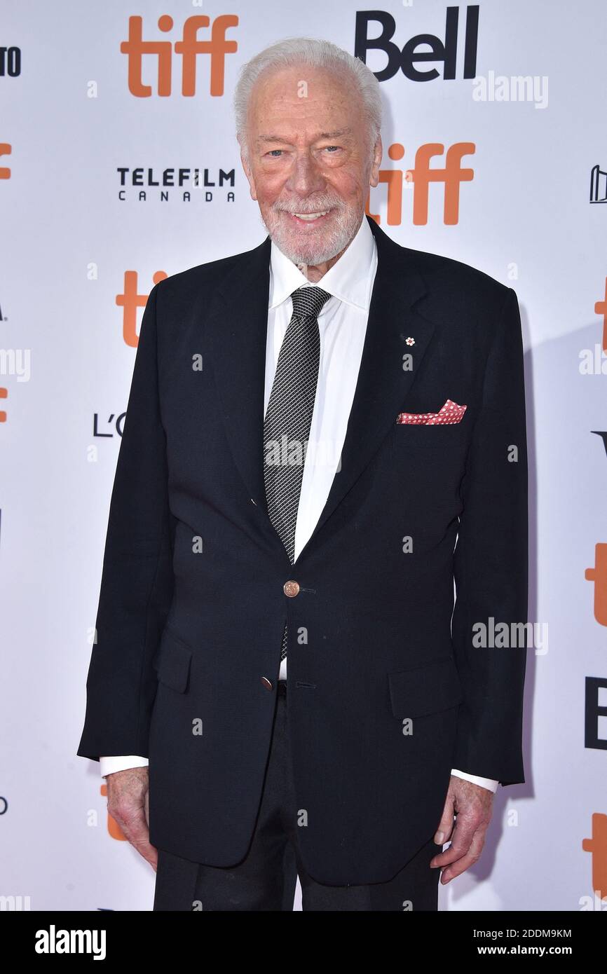 Christopher Plummer attends the "Knives Out" premiere during the 2019 ...