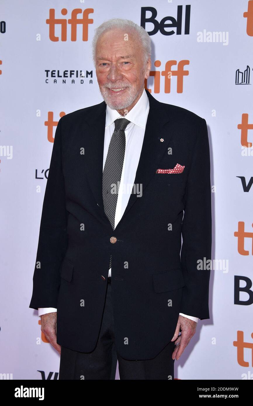 Christopher Plummer attends the "Knives Out" premiere during the 2019 ...