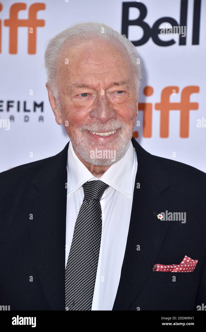 Christopher Plummer attends the "Knives Out" premiere during the 2019 ...