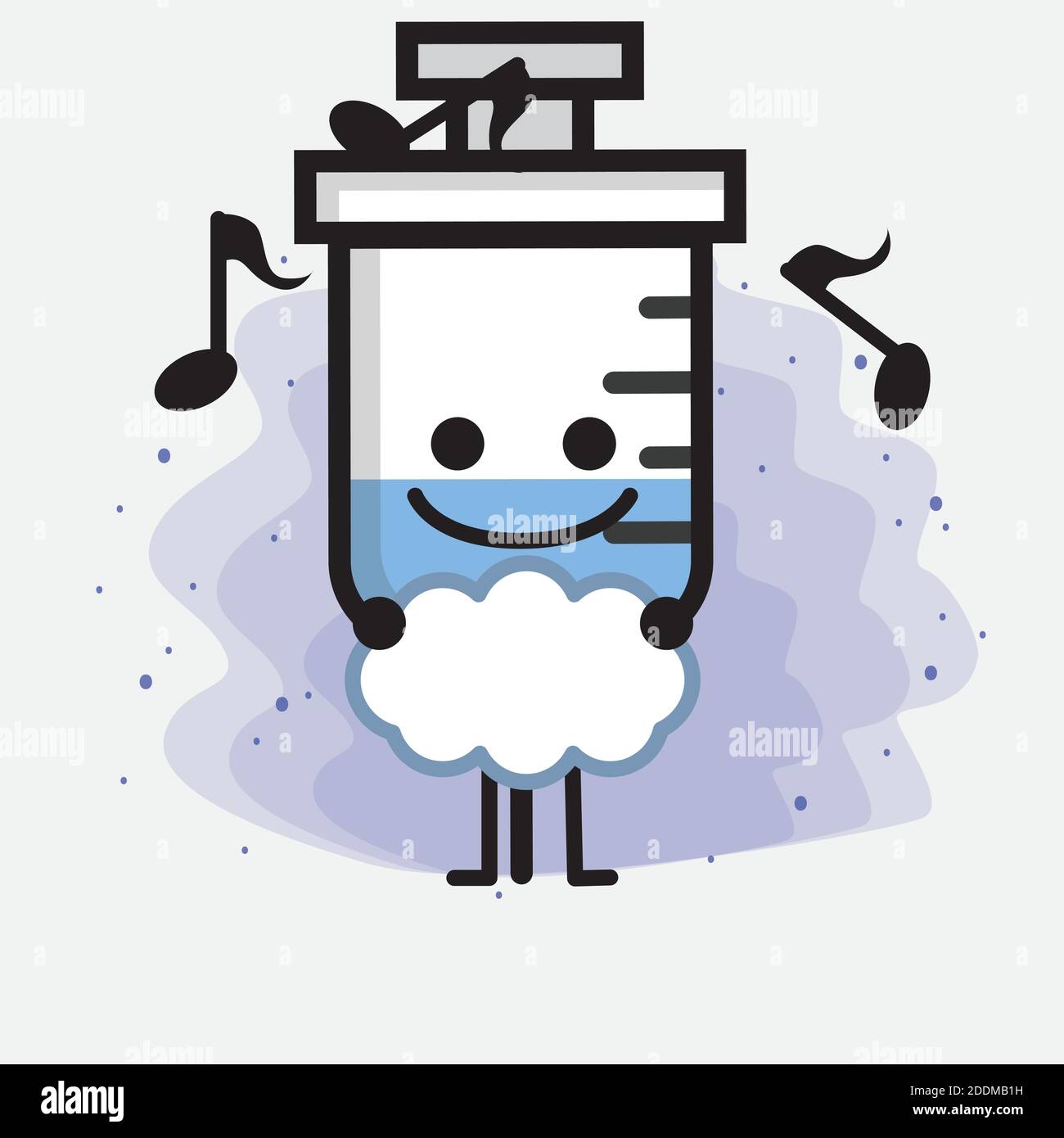 Cute Medical Syringe Vector Icon Illustration Stock Vector Image & Art ...